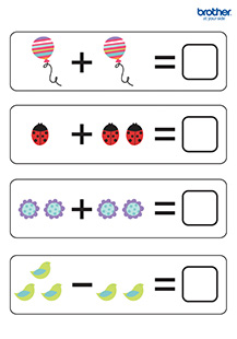 Exercices de maths moins de 7 ans imprimable gratuitement | Creative Center