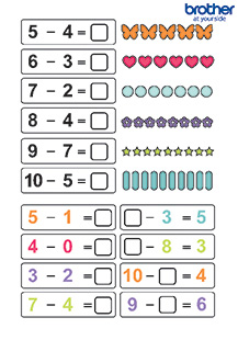 Maths Under 6 Subtraction