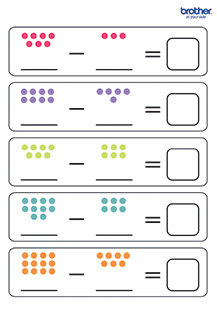 Exercices de maths moins de 7 ans imprimable gratuitement | Creative Center