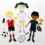 Sports Paper Dolls